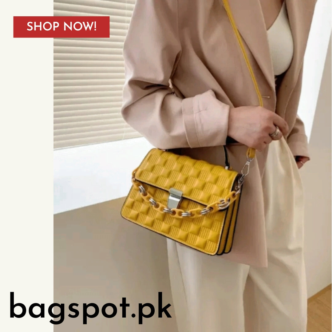 Block Check Crossbody Bag– bagspot